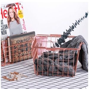 Storage & Organization | Set Of Rose Gold Baskets | Poshmark
